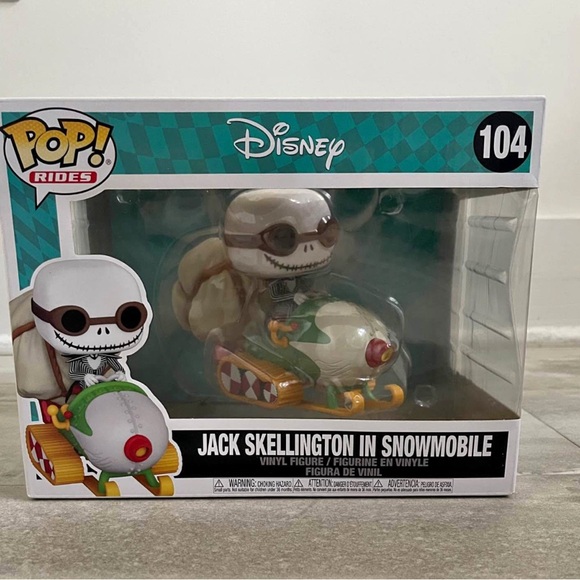 Disney | Games | Disney Jack Skellington Snowmobile Figure With Green ...
